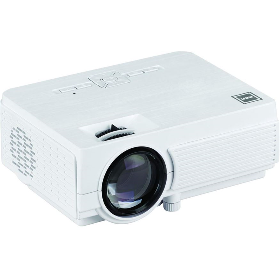 RCA 1080p LCD Home Theater Projector w/ 100" Fold up Screen Streaming ...
