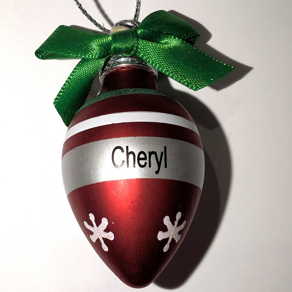 Light Up the Holidays Ganz Christmas Ornament Bulbs Choose Names ...