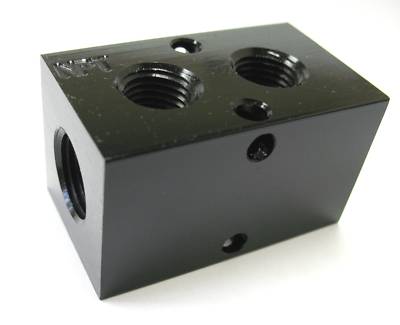 1pc Air Line Junction Manifold 2x 3/8" In; 2 x 1/4" NPT Out MettleAir ...