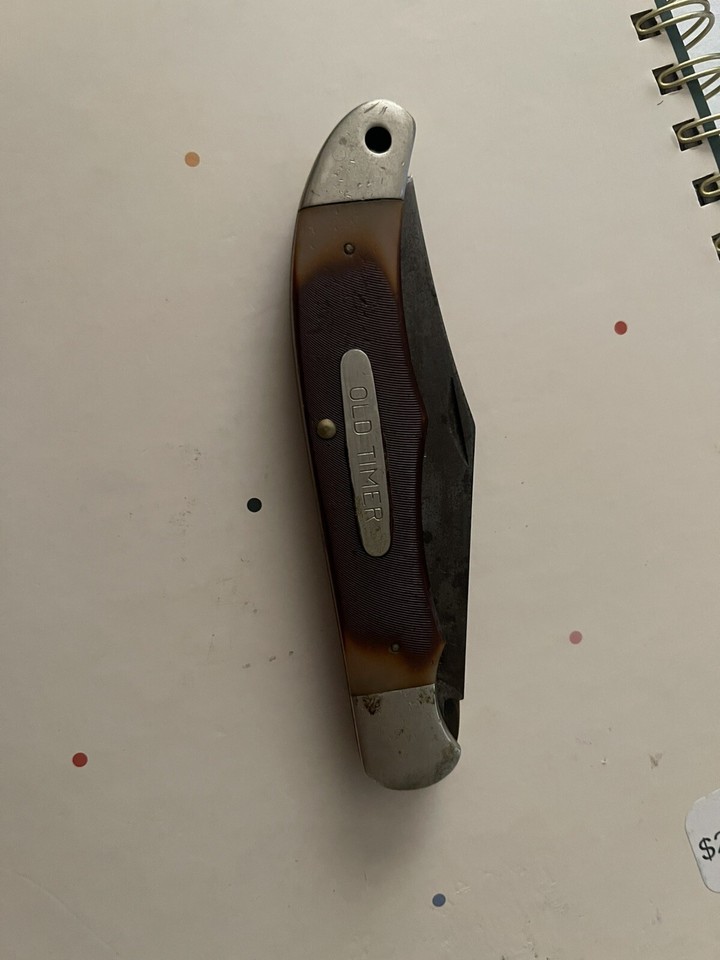 RARE/DISCONTINUED/VINTAGE Schrade Old Timer USA 1250T Folding Knife | eBay