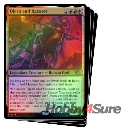 Foil Djeru And Hazoret X4 M/NM Magic: The Gathering MTG March Of The ...