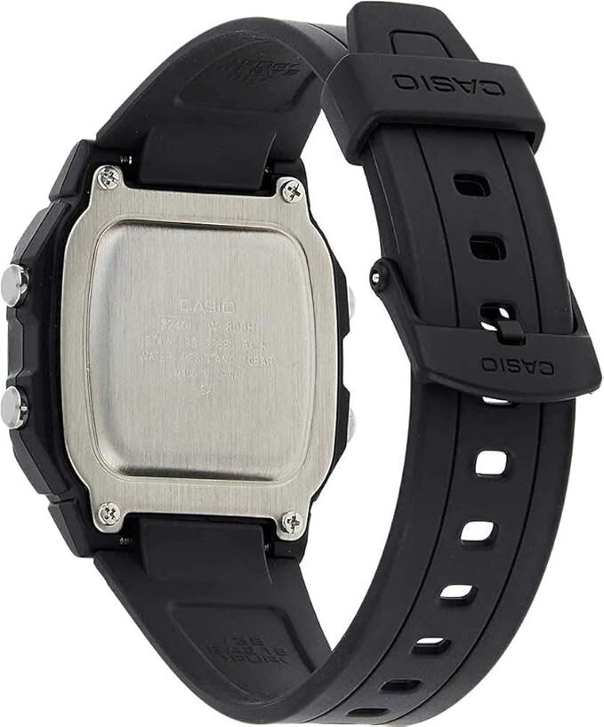 Casio Men's Digitaal Watch W-800H-1AVES Quartz Waterproof Plastic Strap ...