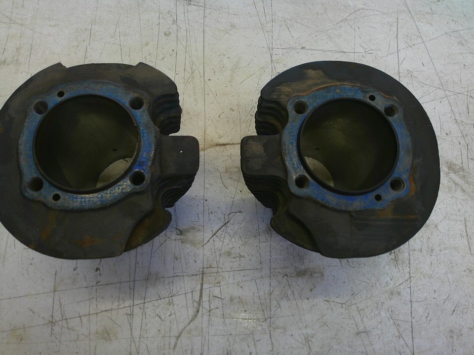 1971 Harley Davidson ironhead sportster engine jugs cylinders front ...