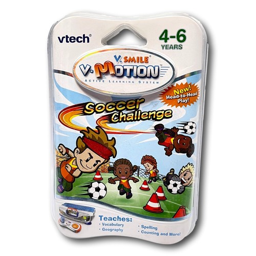 Vtech Soccer Challenge V Smile Motion Educational Learning Game ...