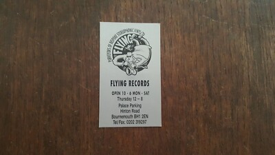 Flying Records Flyer - 1992 | eBay UK