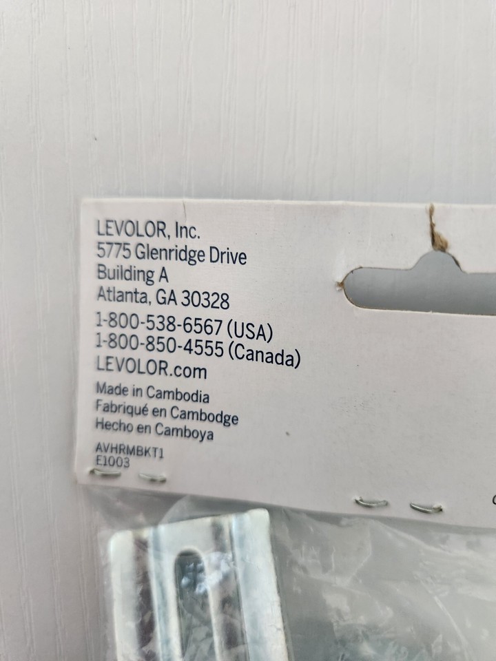 Levolor Vertical Blind Mounting Brackets #93605 | eBay