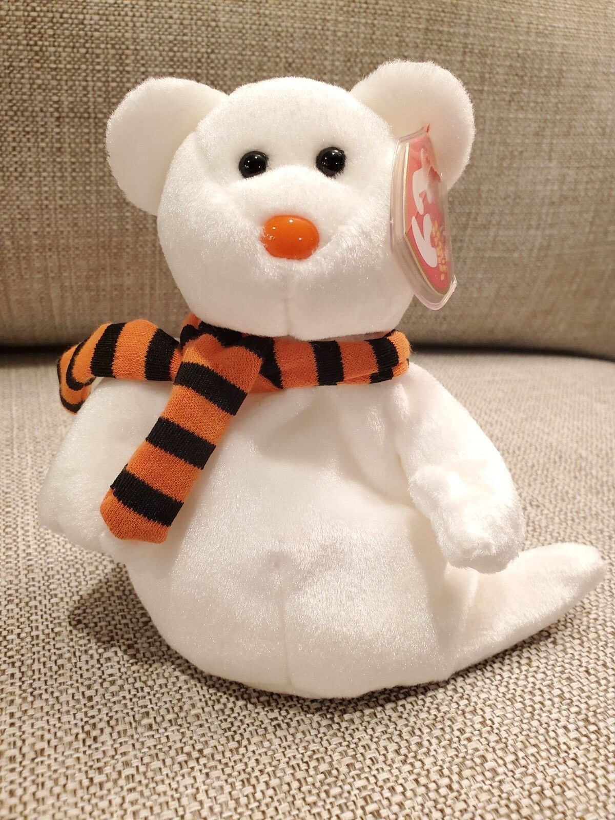 TY Beanie Baby - QUIVERS the Ghost Bear (6.5 inch) - MWMTs Halloween ...