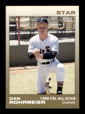 1988 Star FSL All Star # 48 Dan Rohrmeier Card (ML2) Tampa White Sox | eBay