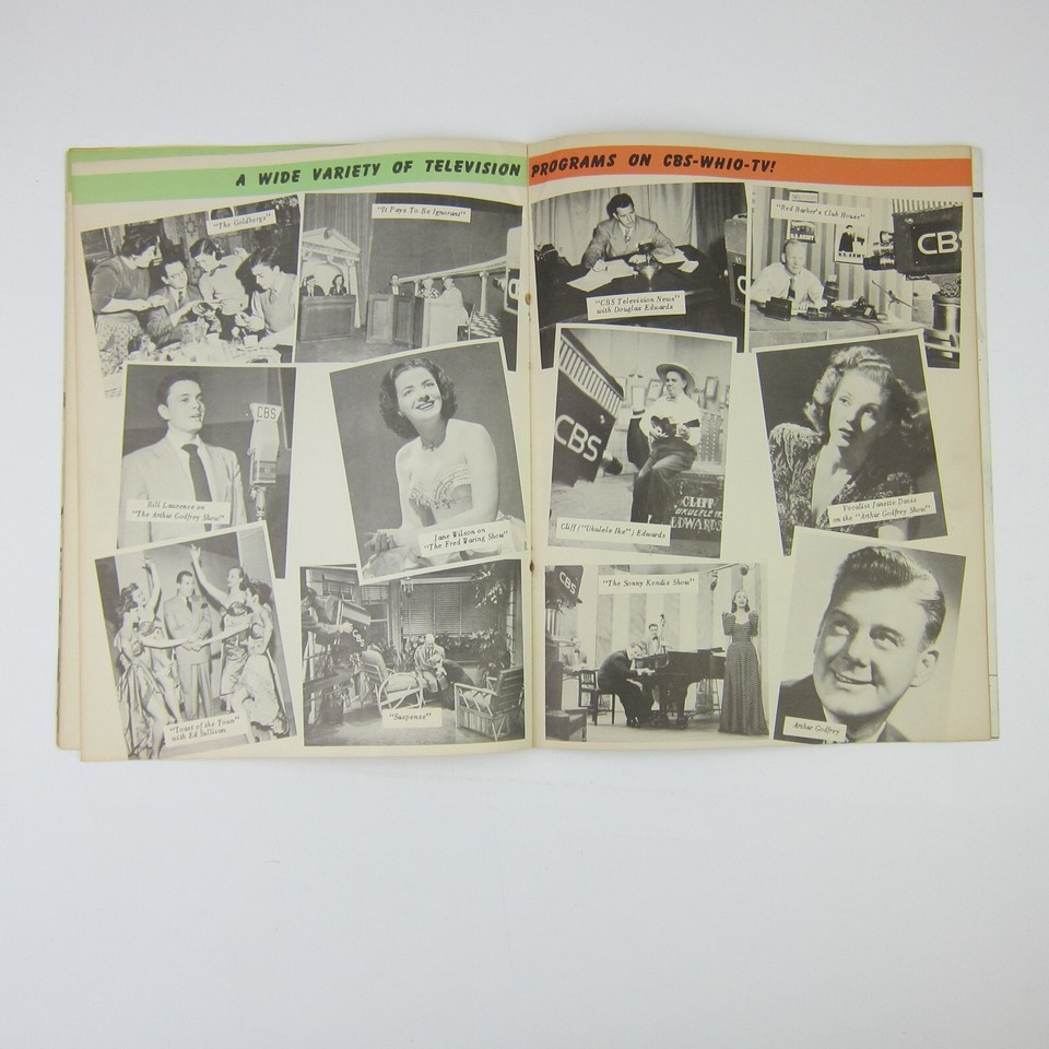 Dayton Ohio WHIO TV Channel 13 Television Photo Album Booklet Vintage ...