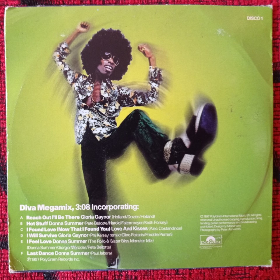 DIVA MEGAMIX 19997 PROMO CD SINGLE UK DONNA SUMMER Love And Kisses ...