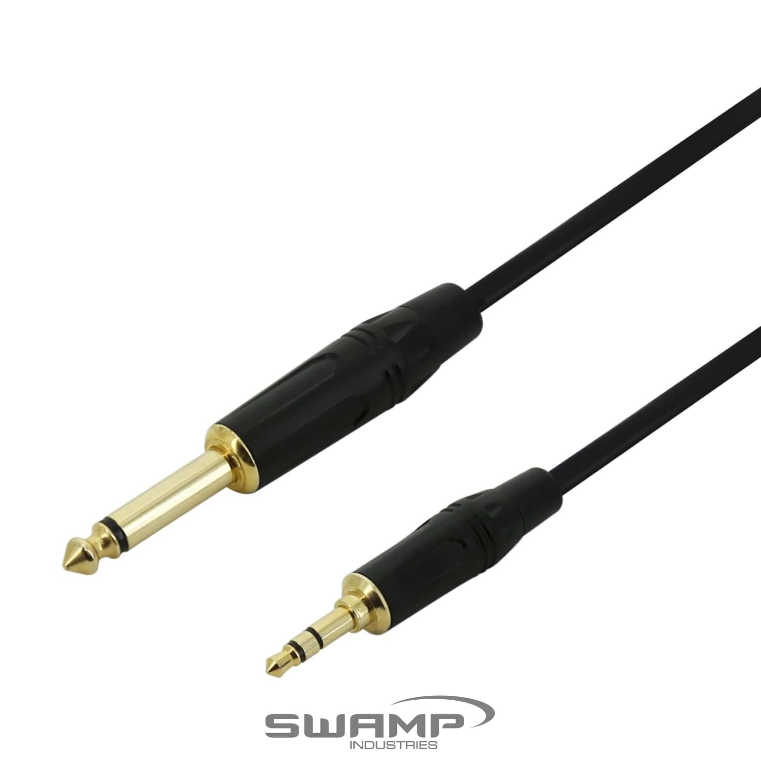 Stereo Mini 3.5mm to Mono 1/4" Jack - Phone to Mixer - Left/Right ...