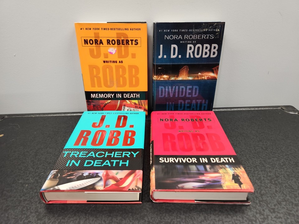 Lot of (19) In Death Series Books PB Hardcover JD Robb Murder Mystery ...