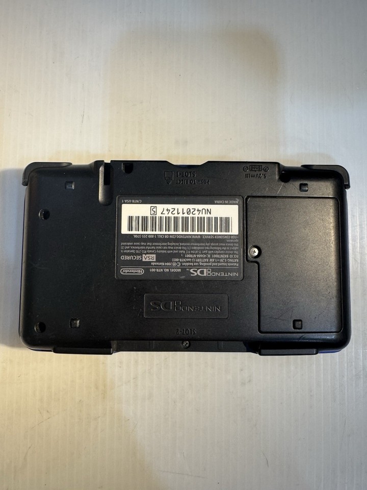 Nintendo DS Model NTR-001 Original Cobalt Blue w/ Charger *WORKS* | eBay