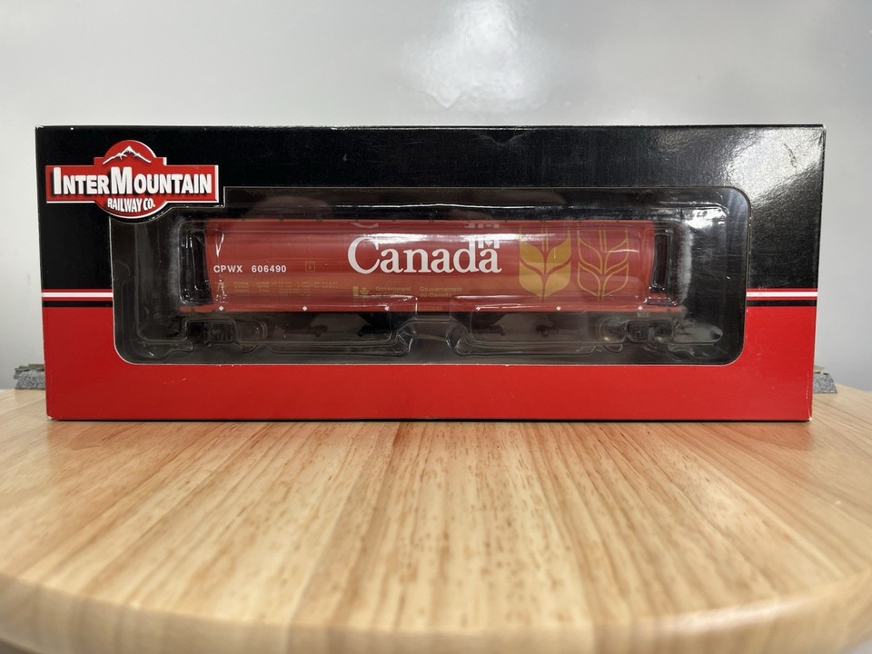 Intermountain HO Canadian Pacific CP Cylindrical Hopper “Red Canada ...