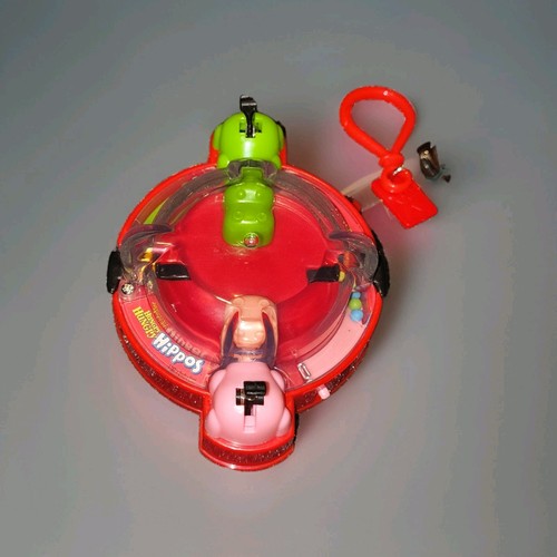 2000 Hasbro Basic Fun Inc Hungry Hungry Hippos Game Keychain Travel ...