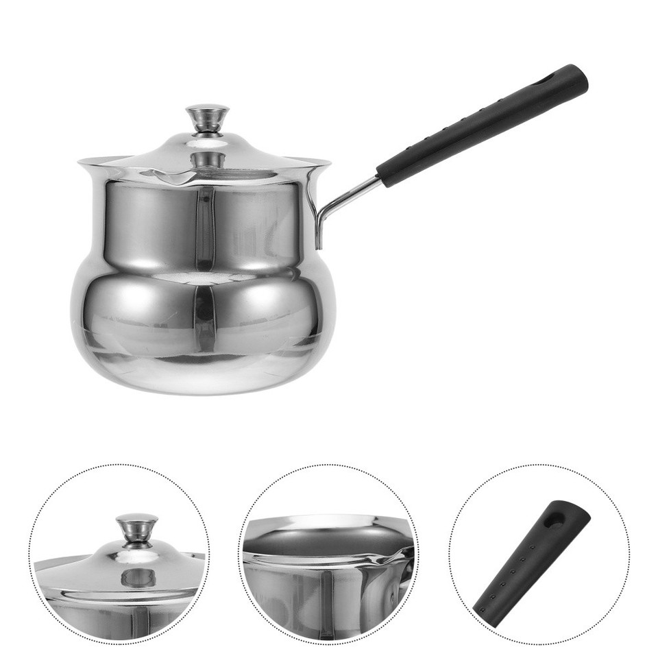 Camping Coffee Pot Stainless Steel Kettle Maker Frothing Pitcher | eBay ...