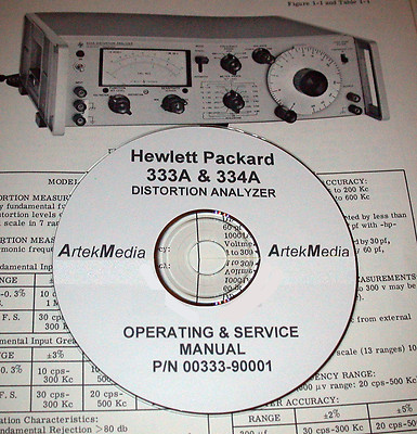 Sound & Audio Measurement - Hp 334A Distortion Analyzer