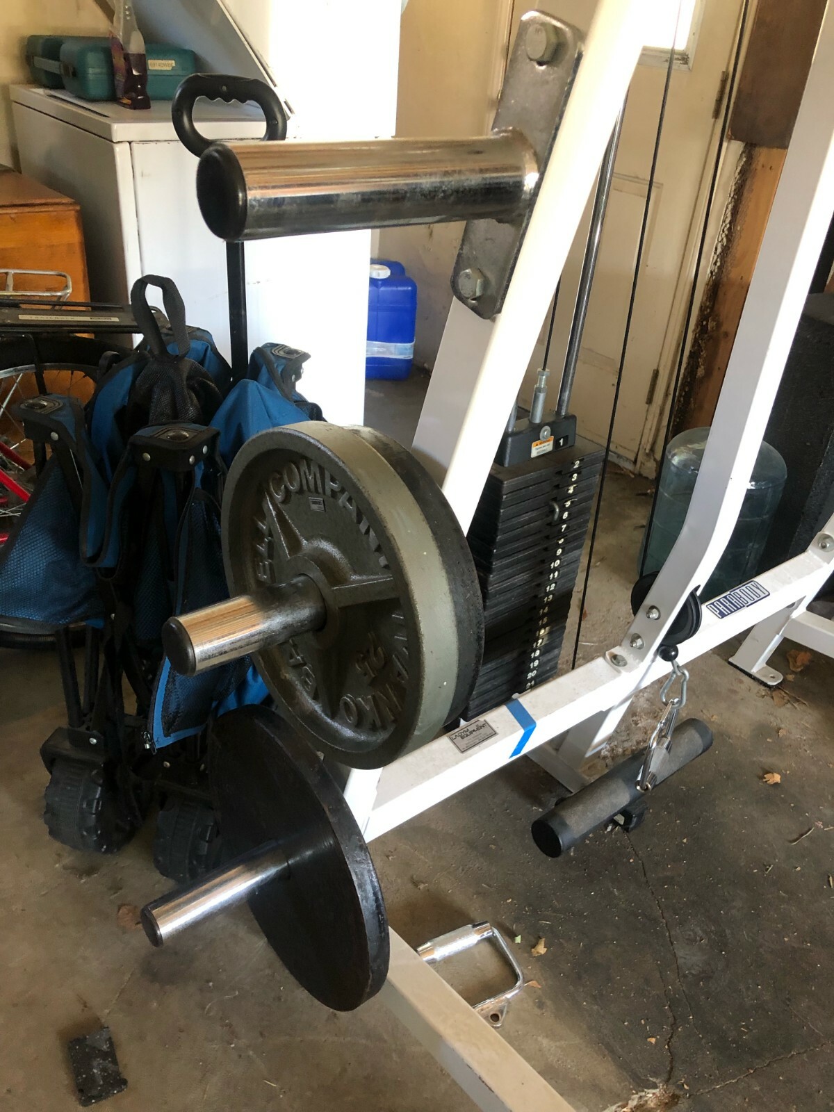 smith machine home gym used great condition parabody cable machine ...