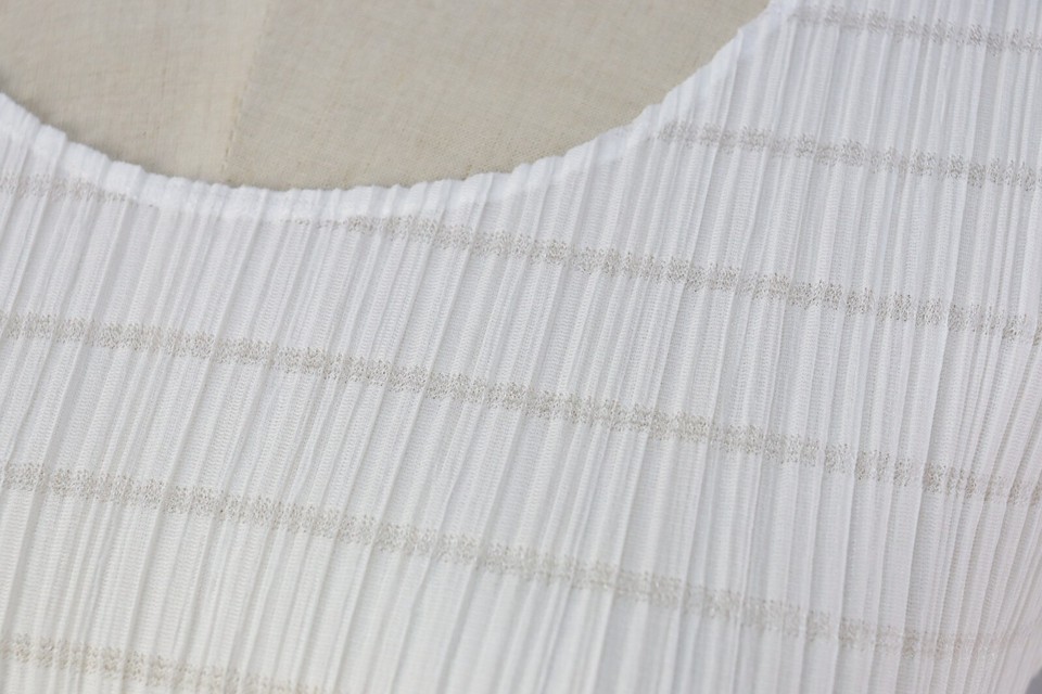 PLEATS PLEASE White Sleeveless Dress ISSEY MIYAKE 142 8711 | eBay