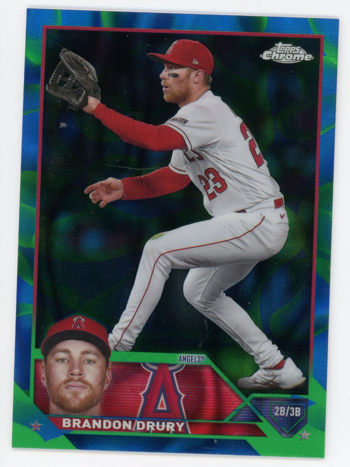 2023 Topps Chrome Christian Vazquez Magenta Lava Refractor #190 #/299 ...