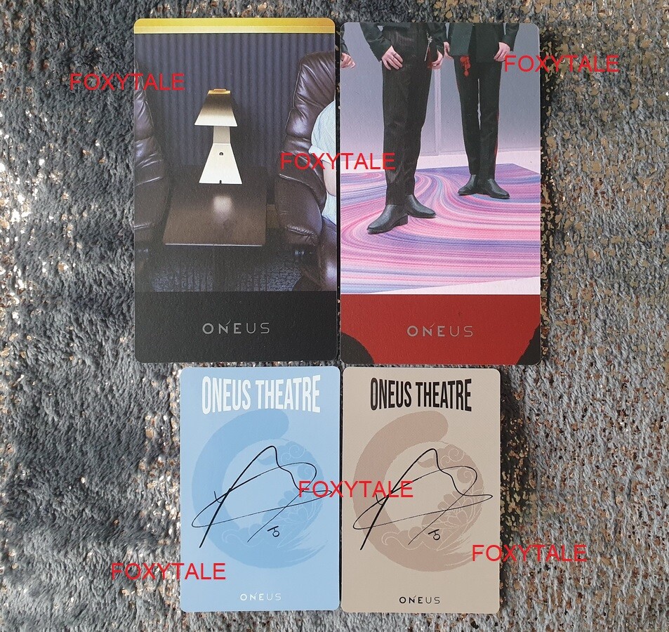 ONEUS theatre HWANWOONG Blood Moon photocard binary code twilight ...