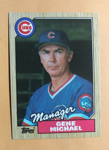 1987 Topps Baseball Card Gene Michael Chicago Cubs #43 | eBay