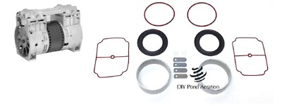 Thomas 2650 and 2660 Compressor Rebuild Kit - Complete Top End : TCK ...