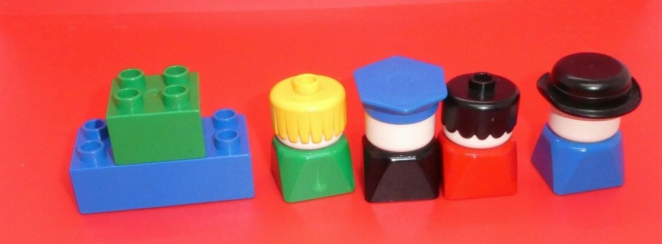 LEGO DUPLO SET 523 COMPLETE FIGURES WITH BRICKS VINTAGE- SEE PICS | eBay
