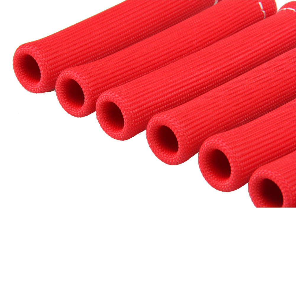 8X Spark Plug Protect Boot Heat Shield Thermal Insulator Sleeve 15.2cm ...