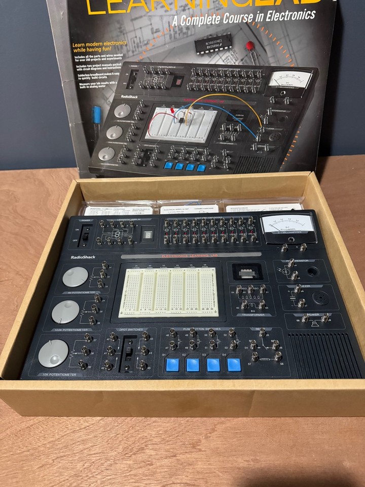 Radio Shack Electronics Learning Lab 28-280 Manuals & Accessories Fully ...