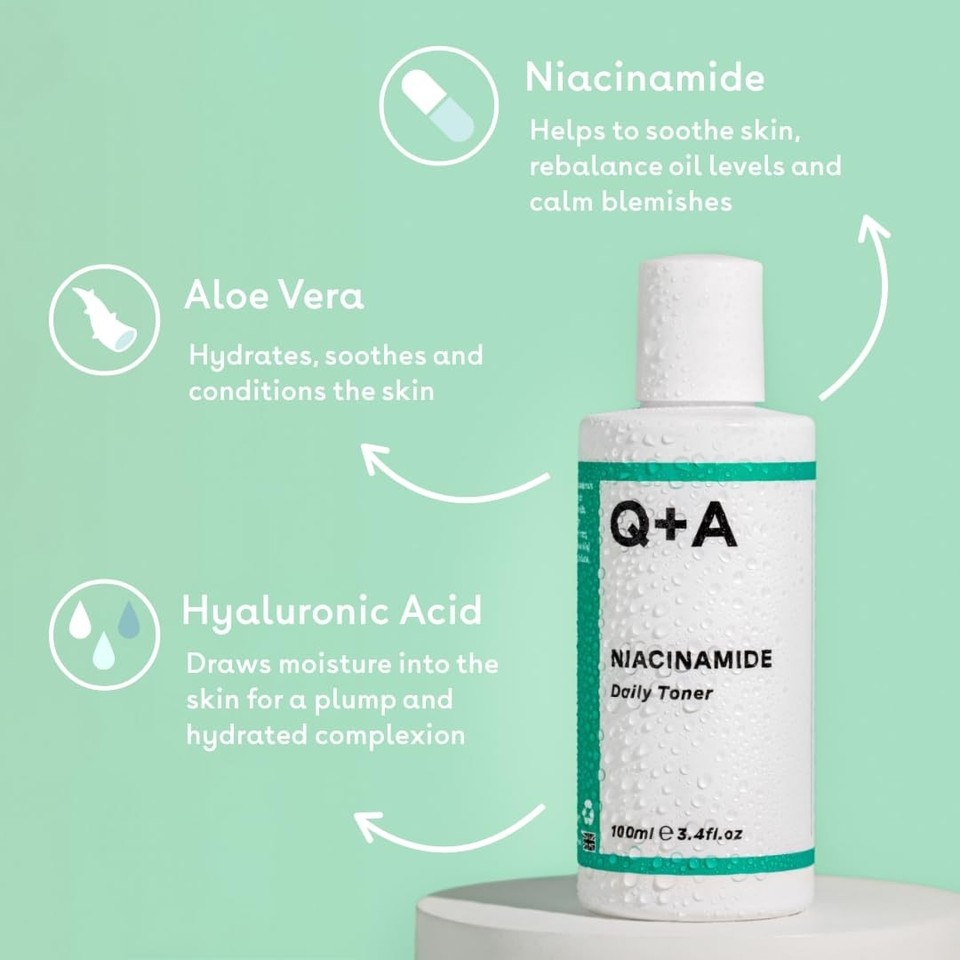 TONER Niacinamide Daily for Face (100ml) Pore Refining and Hydrating ...