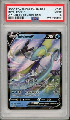 2020 Pokemon SWSH Black Star Promo Inteleon V Galar Partner Tins #016 ...