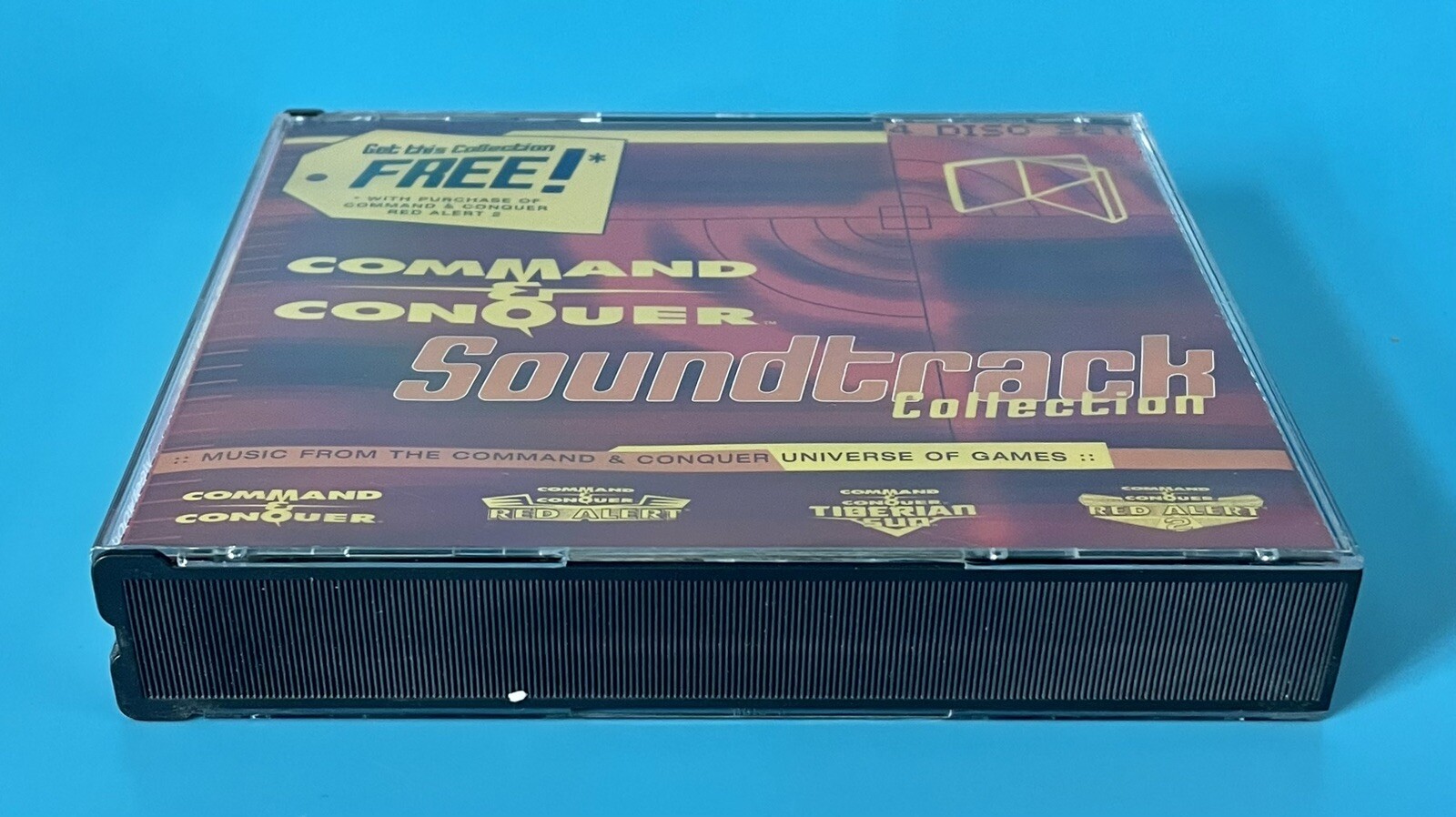 Command & Conquer Soundtrack Collection 4 CD Disc Set 2000 Westwood ...