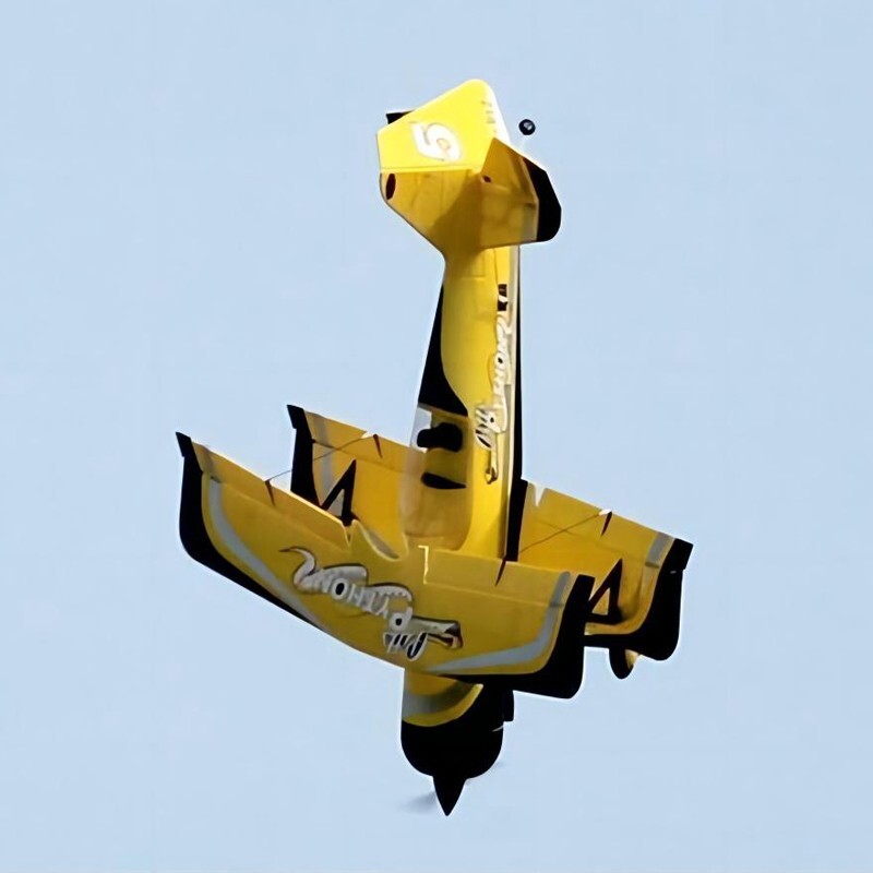 Dynam Pitts Python Model 12 Yellow 4S RC Aerobatic 3D Sport Biplane | eBay