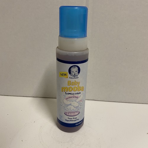 Gerber Baby Moose Foaming Wash For Hair Body Lavender | eBay