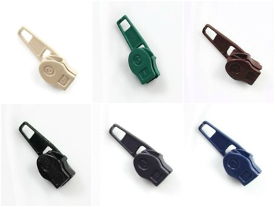 EXTRA ZIP SLIDERS FOR No.3 CONTINUOUS ZIPS, CHOOSE COLOUR & QUANTITY ...