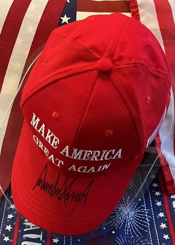“MAGA” HAT SIGNED BY DONALD J. TRUMP (POTUS 45-47) SIGNATURE ...
