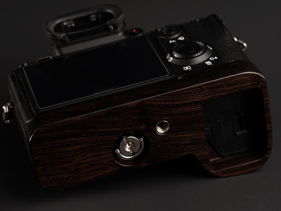 Wood Wooden Camera Grip For Sony A7M3 A7R3 A9 Light Weight 60g | eBay