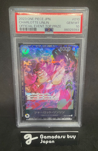 PSA 10 One Piece Card Charlotte Linlin SR ST07-010 Flagship Battle 2023 ...