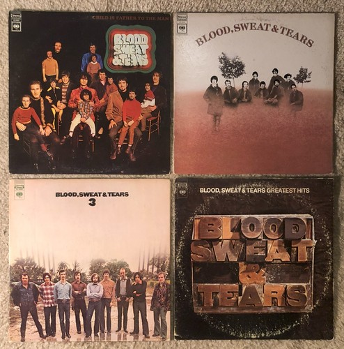 4 Blood Sweat & Tears Vinyl Record LPs - Child / Greatest Hits / Self ...