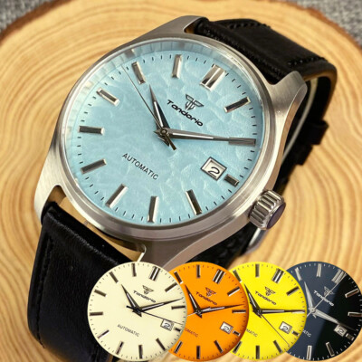 39mm Tandorio Blue Yellow Black Dial Desert Japan NH35A Automatic Watch ...