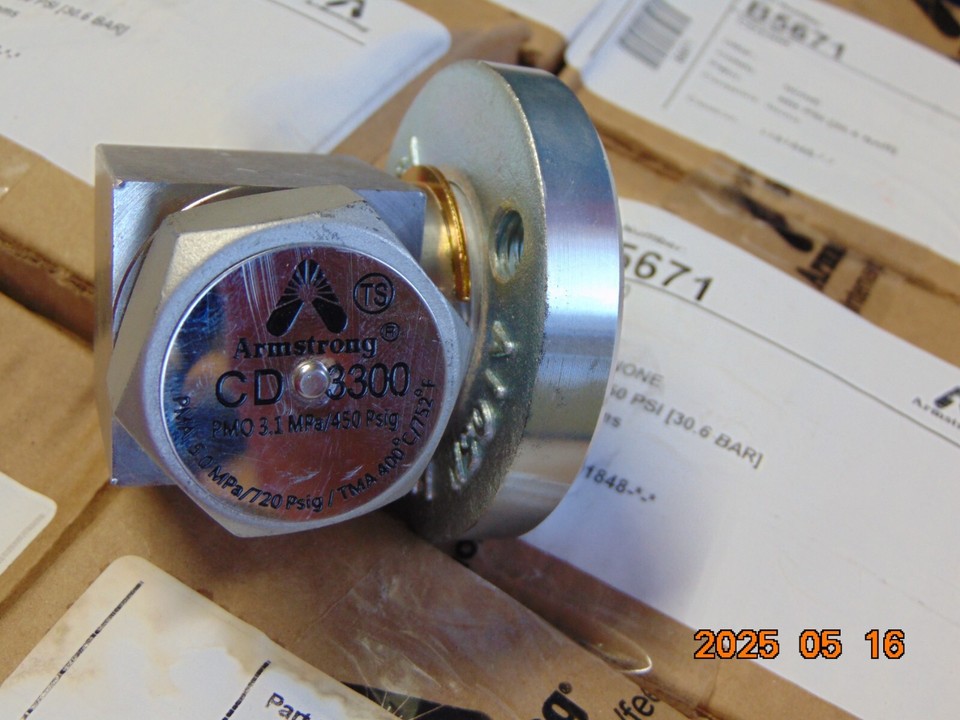 (1) NEW CD-3300 Armstrong Steam Trap B5671 450PSI (30.6 BAR) | eBay