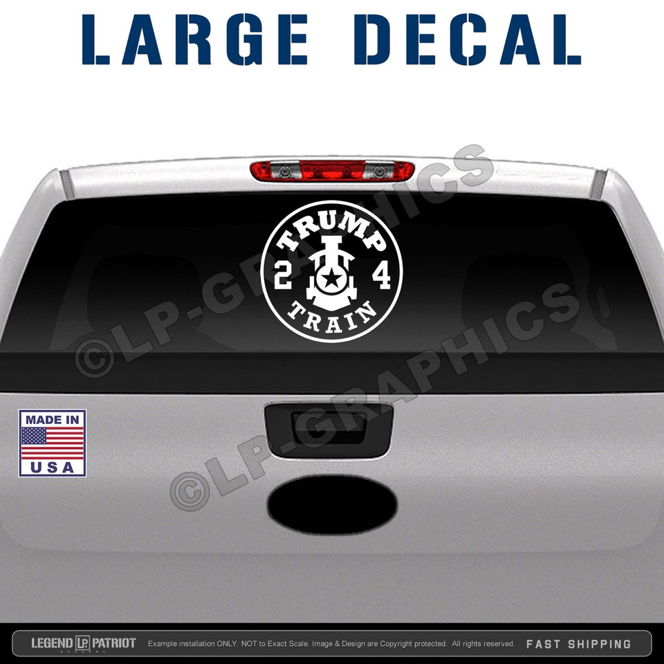 TRUMP TRAIN 2024 Decal - america great patriot car sticker sign ultra ...