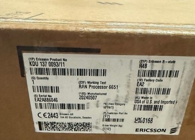 KDU 137 0093/11 - Ericsson RAN Processor 6651 | eBay