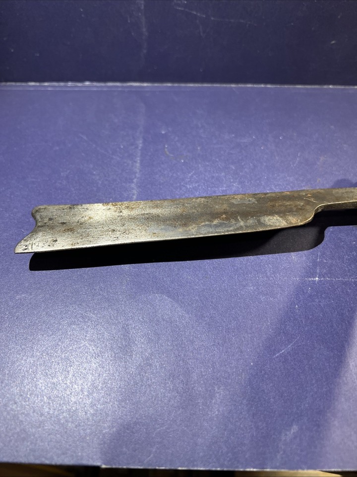 Vintage HUGE straight razor 10” Long / 1.5” Blade Width Primitive ...