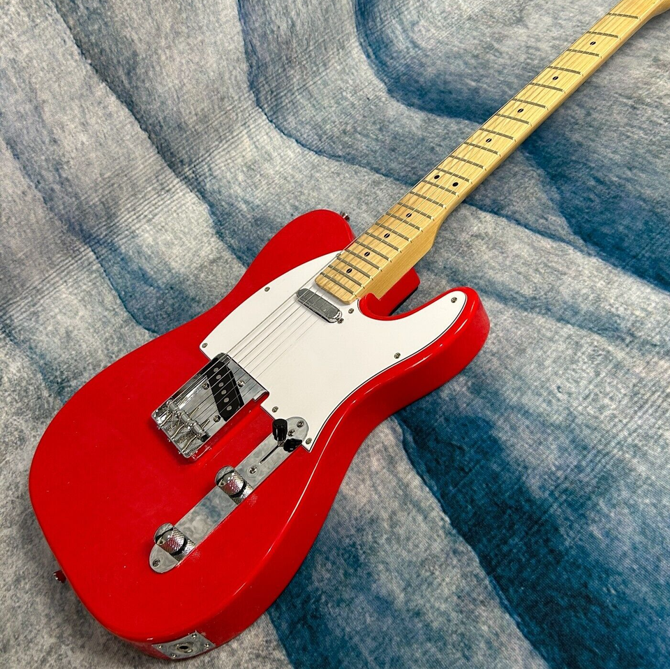 Tele Electric Guitar Red Color Maple Fretboard Mahogany Body 6 Strings ...