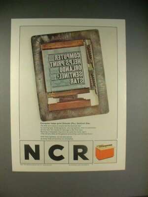 1965 NCR 315 Computer Ad - Helps Print Orlando Star | eBay