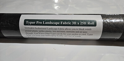 "Typar" Pro Landscape Fabric 3'x25' Spunbonded Polyproplene, 3 oz ...