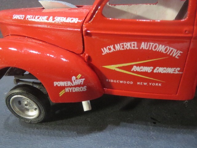 Jack Merkel 41' Willys Pickup AA/GS 1/25 Decal from Fremont Racing ...