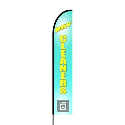 Dry Cleaners Feather Flags Banners w/ Pole Kit Stand, Outdoor ...
